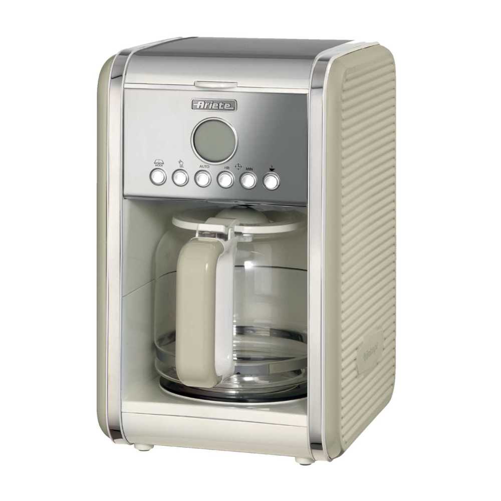 Ariete Vintage Filter Coffee Machine | Beige | Go Shop Direct