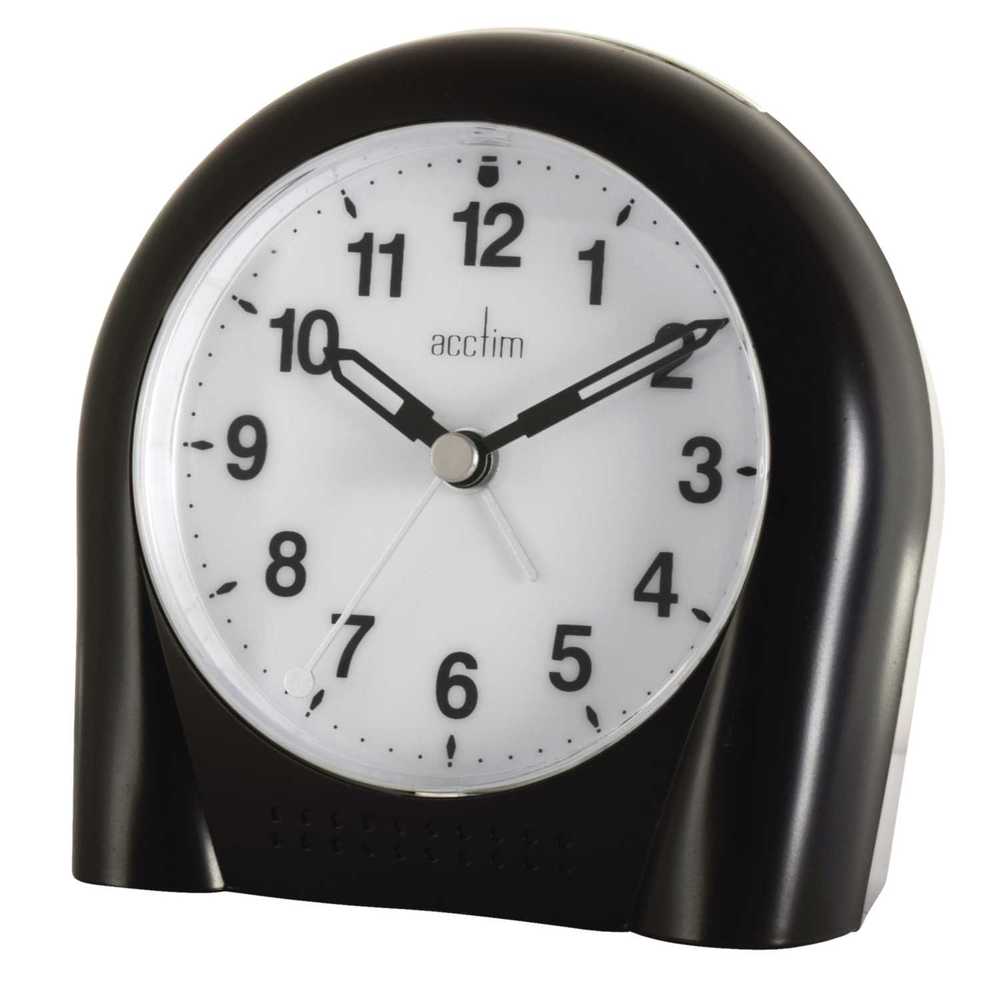 Acctim Sweeper Smartlight Alarm Clock | Black | Go Shop Direct