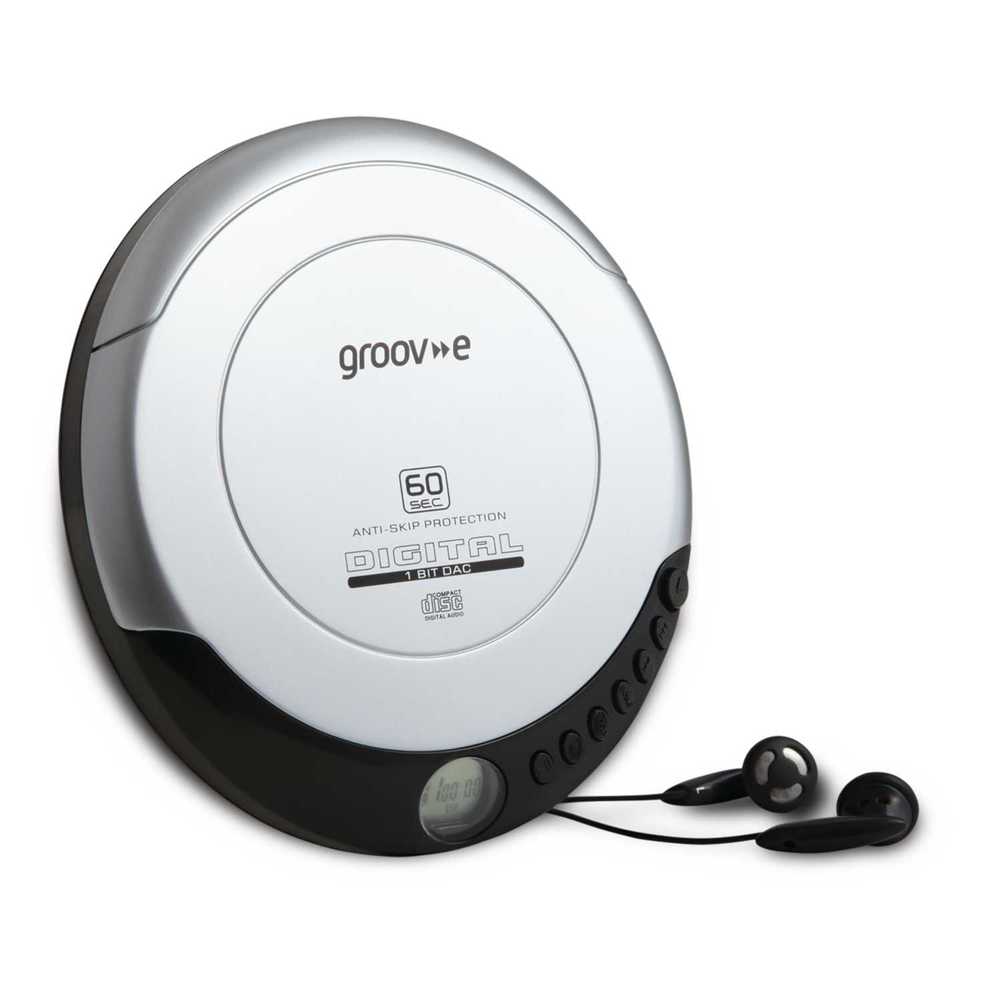 Groove Personal CD Player | Silver | Go Shop Direct